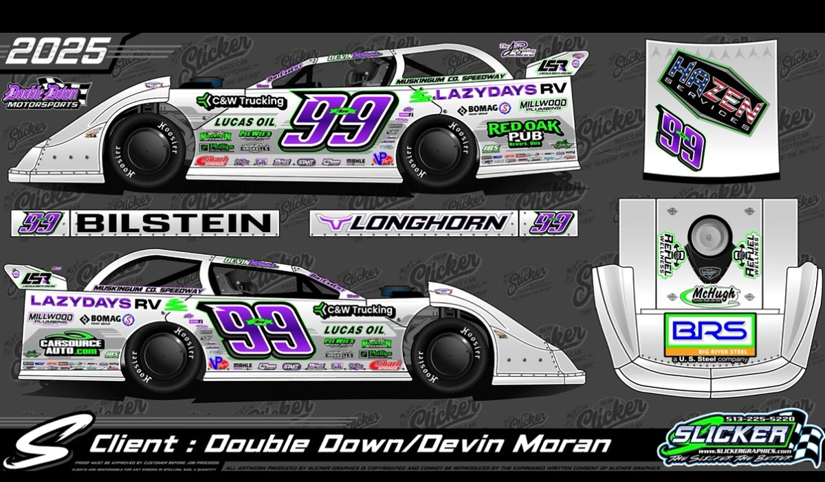 2025 “World 100” Pullback Car – Devin Moran Racing