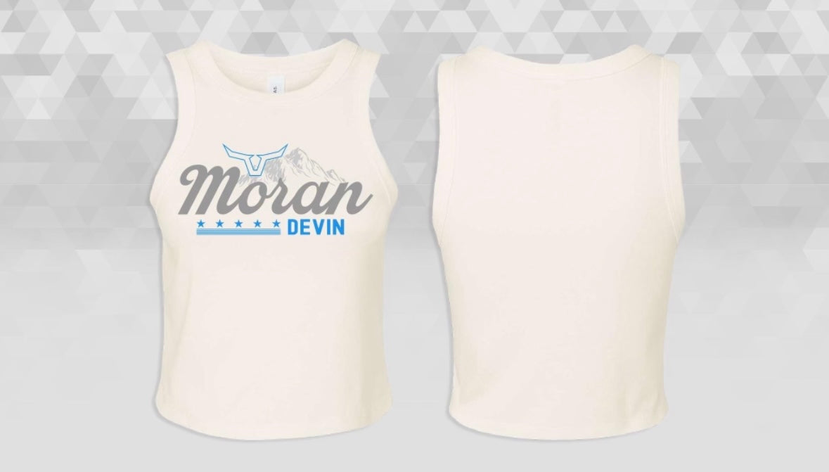 Neutral Cropped Tank – Devin Moran Racing